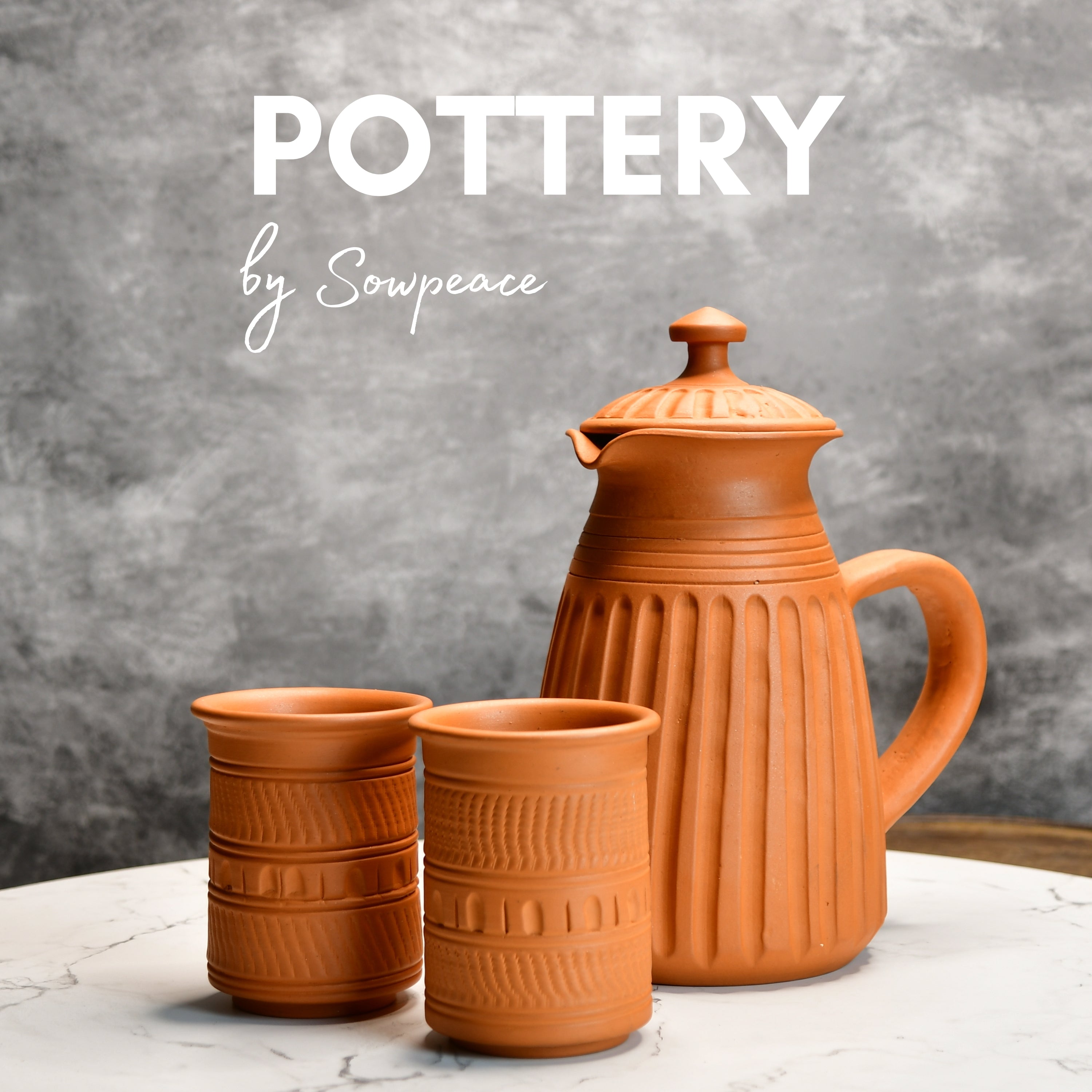 Buy Terracotta clay utensils Online from Sowpeace