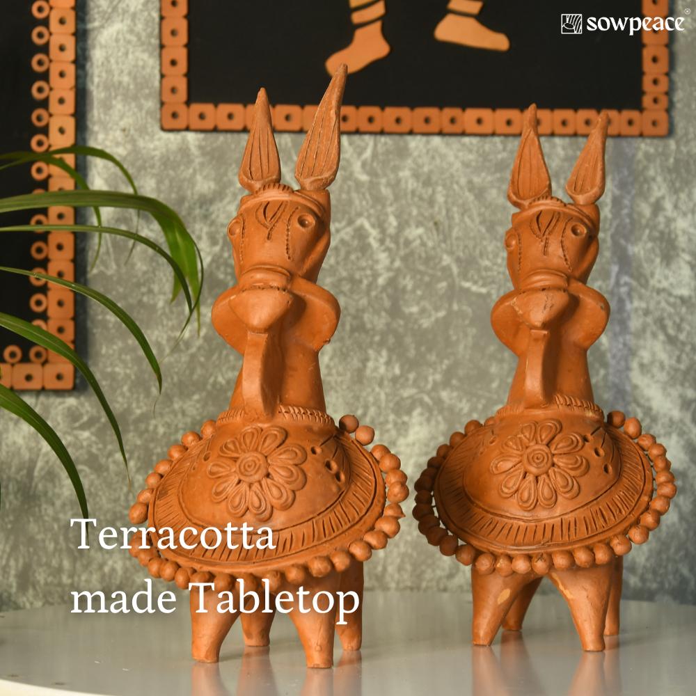 Buy Terracotta Tabletop and Wall Art from Sowpeace