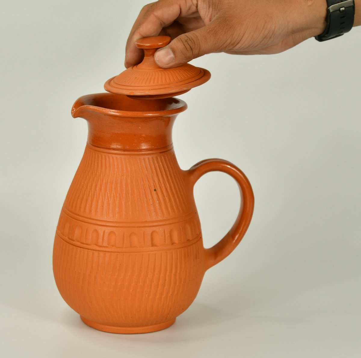 Terracotta Water Jug: Artisan Craft for Home & Kitchen – Sowpeace
