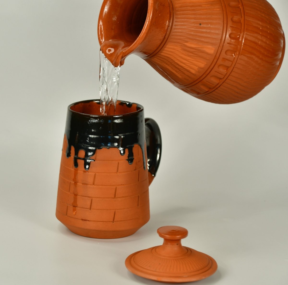 Terracotta Water Jug: Artisan Craft for Home & Kitchen – Sowpeace