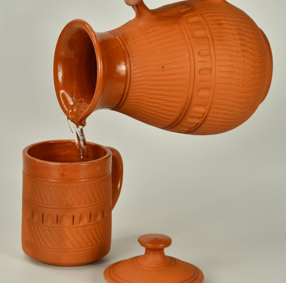 Terracotta Water Jug: Artisan Craft for Home & Kitchen – Sowpeace