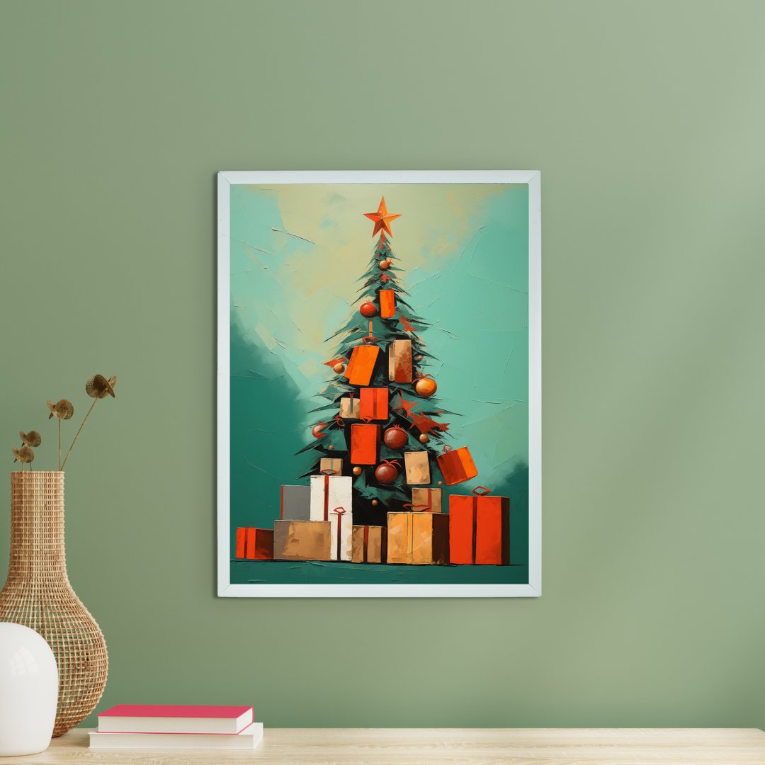 Star-Topped Tree Canvas: Buy Best Wall Art Online - Chitran – Sowpeace
